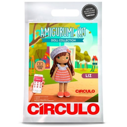 Circulo Amigurumi Kit Doll Liz | Knit-Picky & Hooked